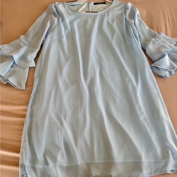 ANDREE BY UNIT | Dresses | Andree By Unit Soft Blue Garment Dress At ...